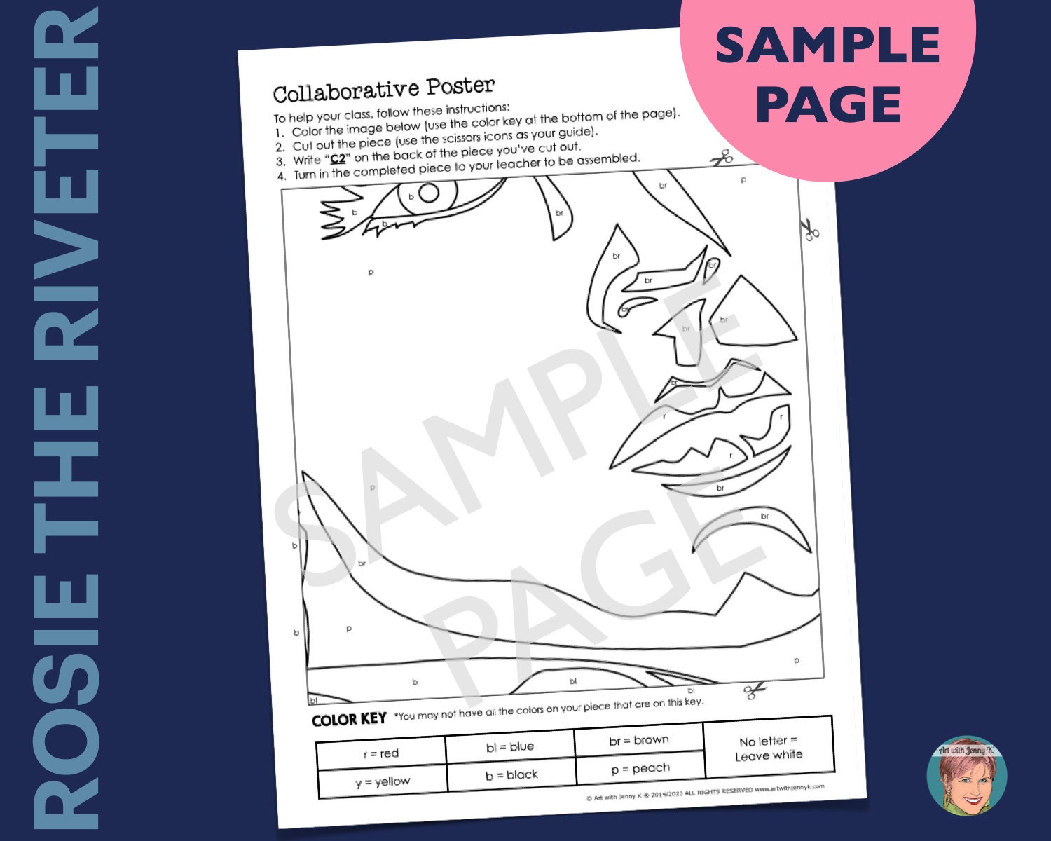 Printable Rosie the Riveter we Can Do It Collaborative Poster i Can ...