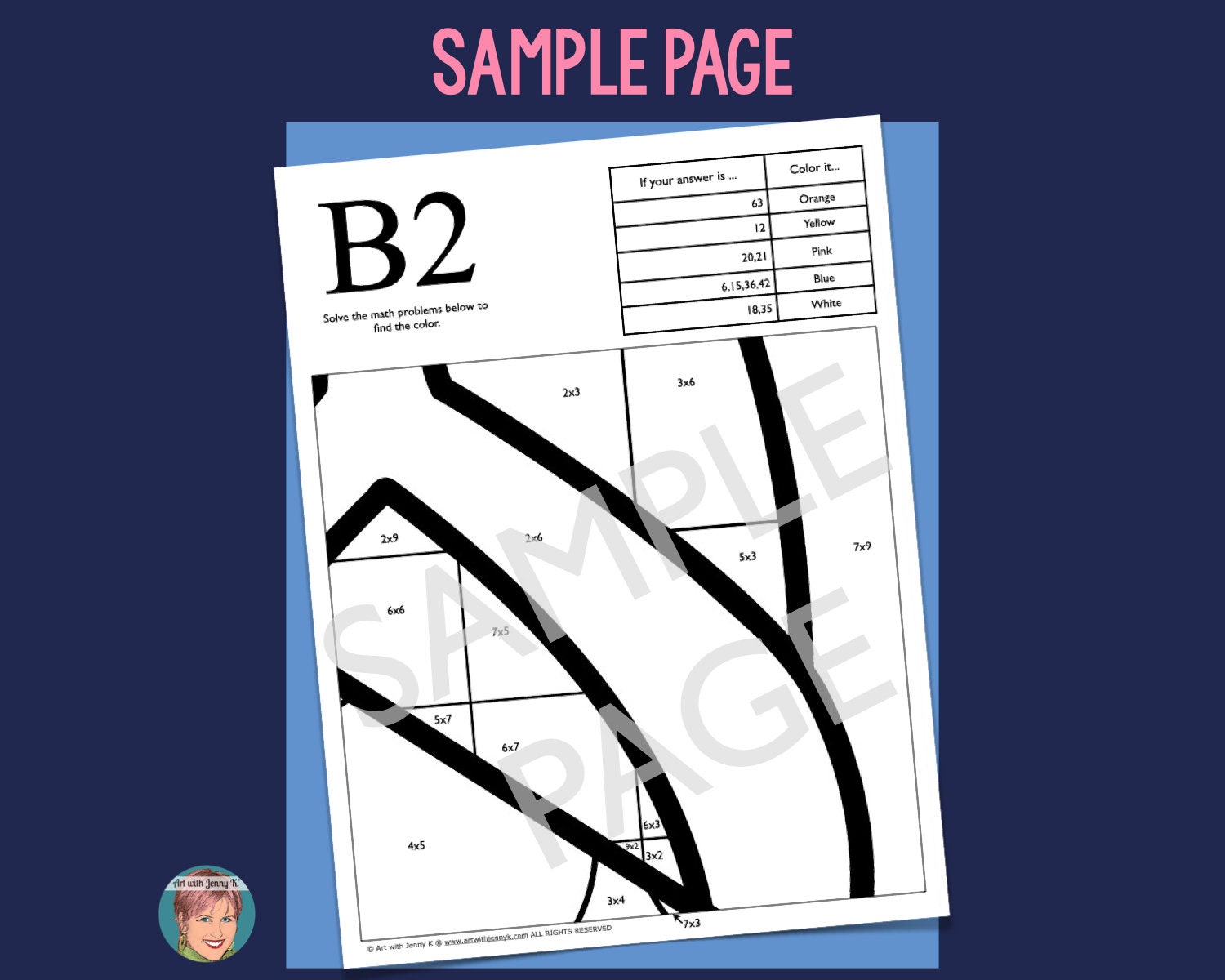 Printable Multiplication Review Collaborative Poster | Summer-themed ...