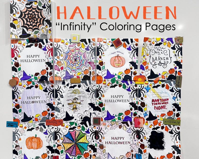 Printable Infinity Coloring Pages for Halloween | Fun Halloween Arts ...