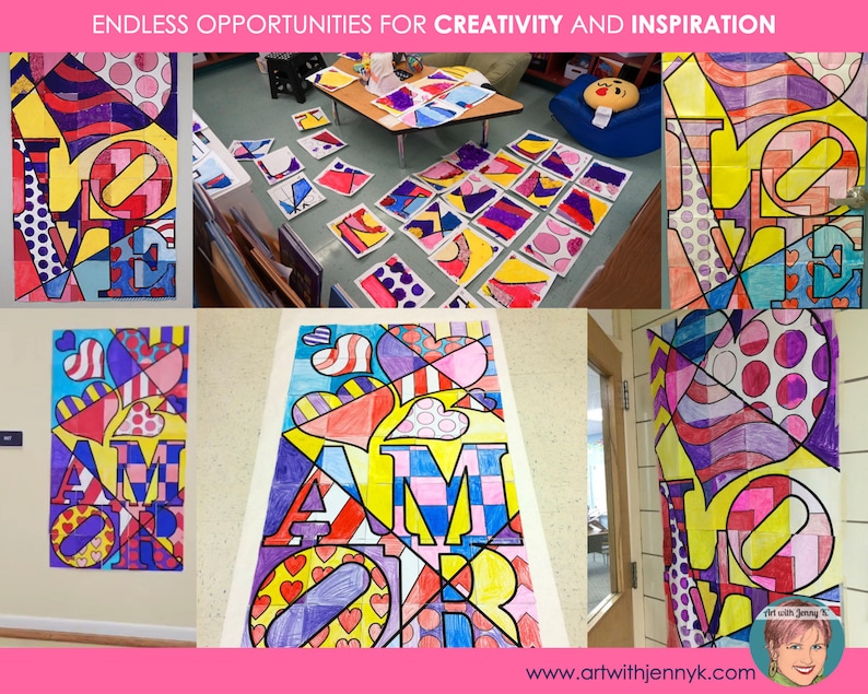 Printable Collaborative Valentine's Day Door Decor Poster Great ...