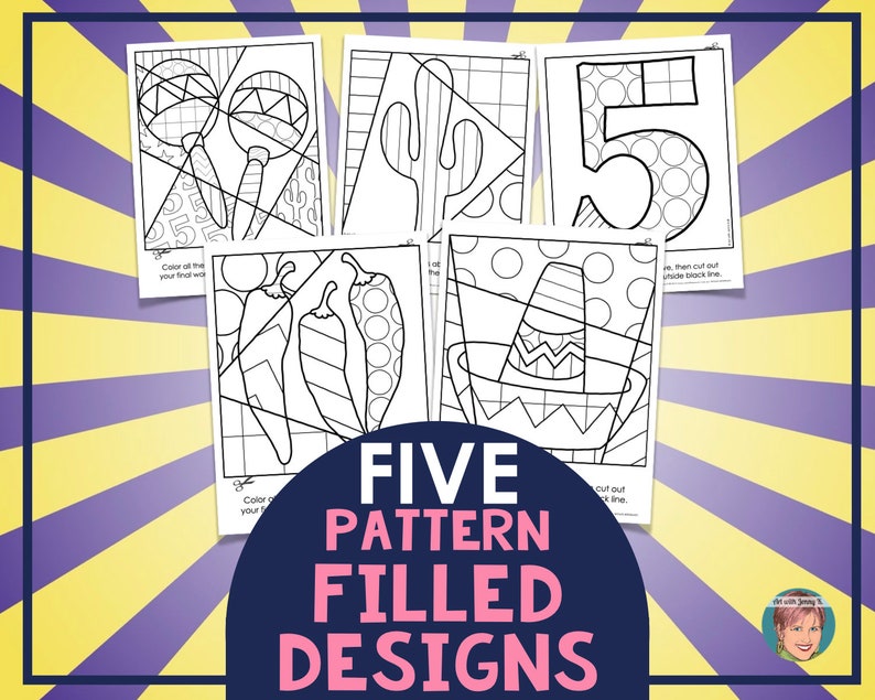 Printable Cinco De Mayo Coloring Pages Fun Cinco De Mayo or Hispanic ...