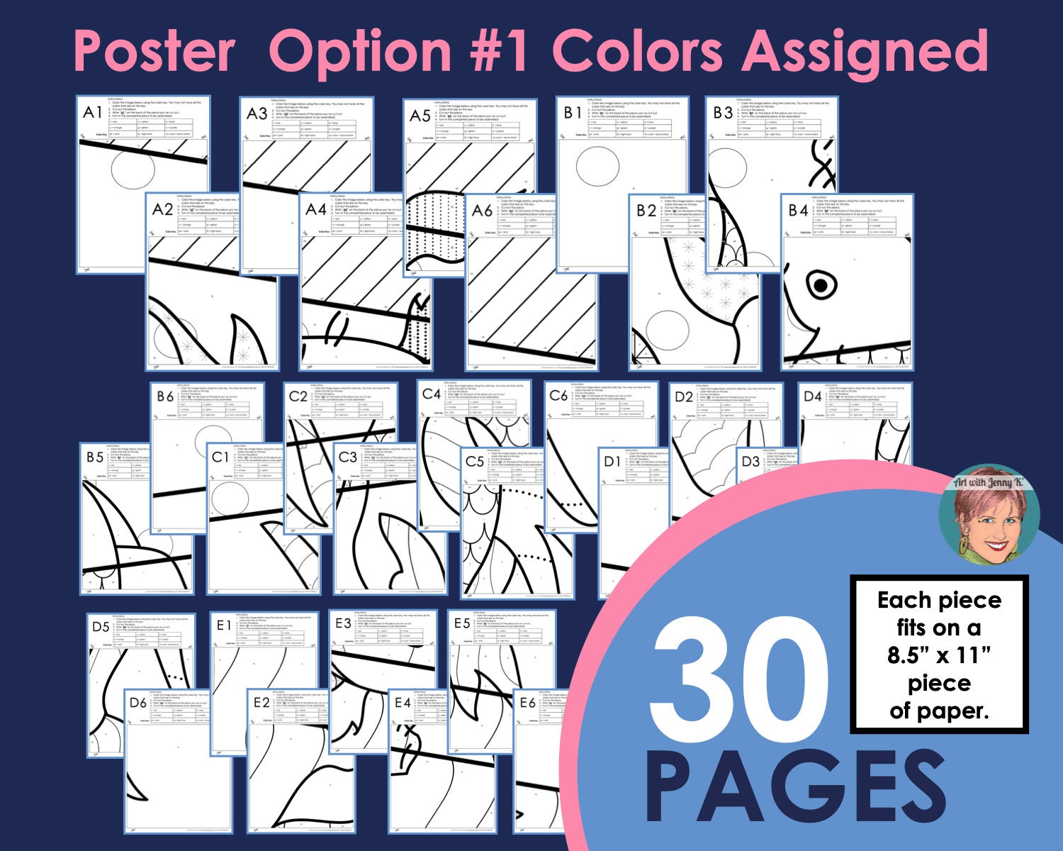 Printable Koi Fish Collaborative Poster | Great SEL or Calming Corner ...