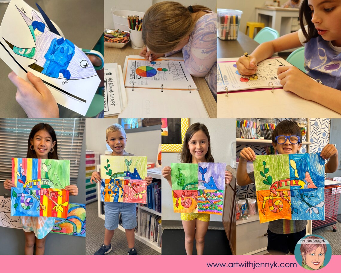Art Elements 101 Unit 3: COLOR | Printable Art Lessons for Kids | Art ...