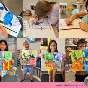Art Elements 101 Unit 3: COLOR | Printable Art Lessons for Kids | Art ...