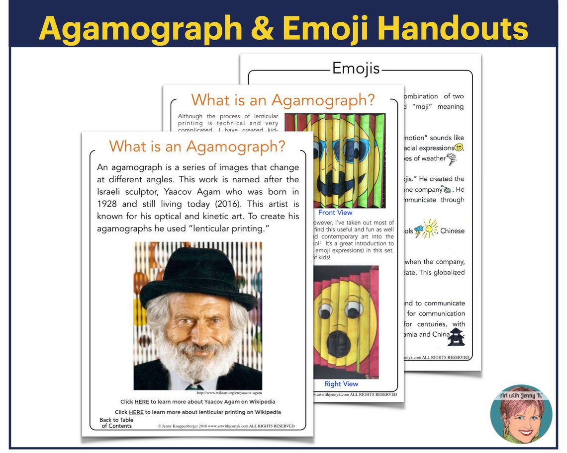 Emoji Agamograph Printables Writing Prompts Fun Back to School Art and ...