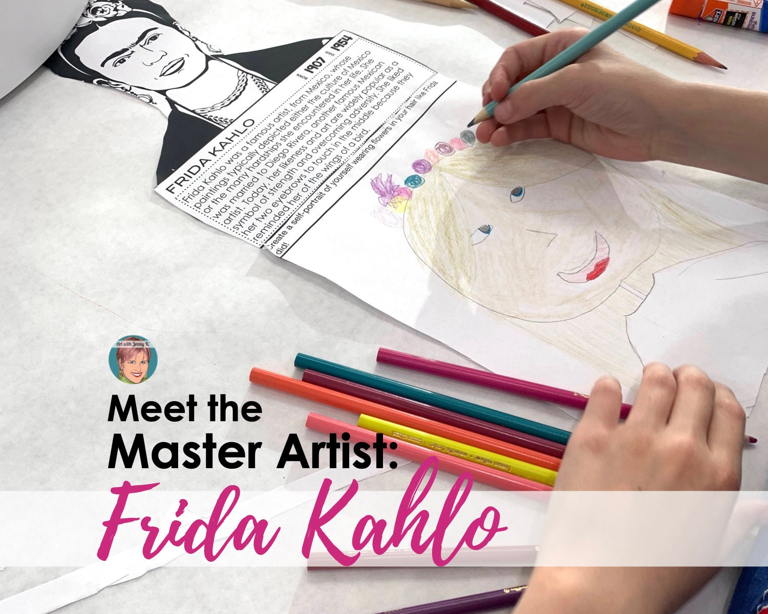 Meet the Master Artist: Frida Kahlo | Fun Art History Activity Lesson ...