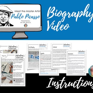 Meet the Master Artist: Pablo Picasso Fun Art History Activity Lesson ...