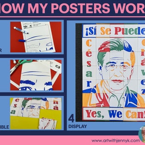 Printable Cesar Chavez Collaboration Poster – A Meaningful Art ...