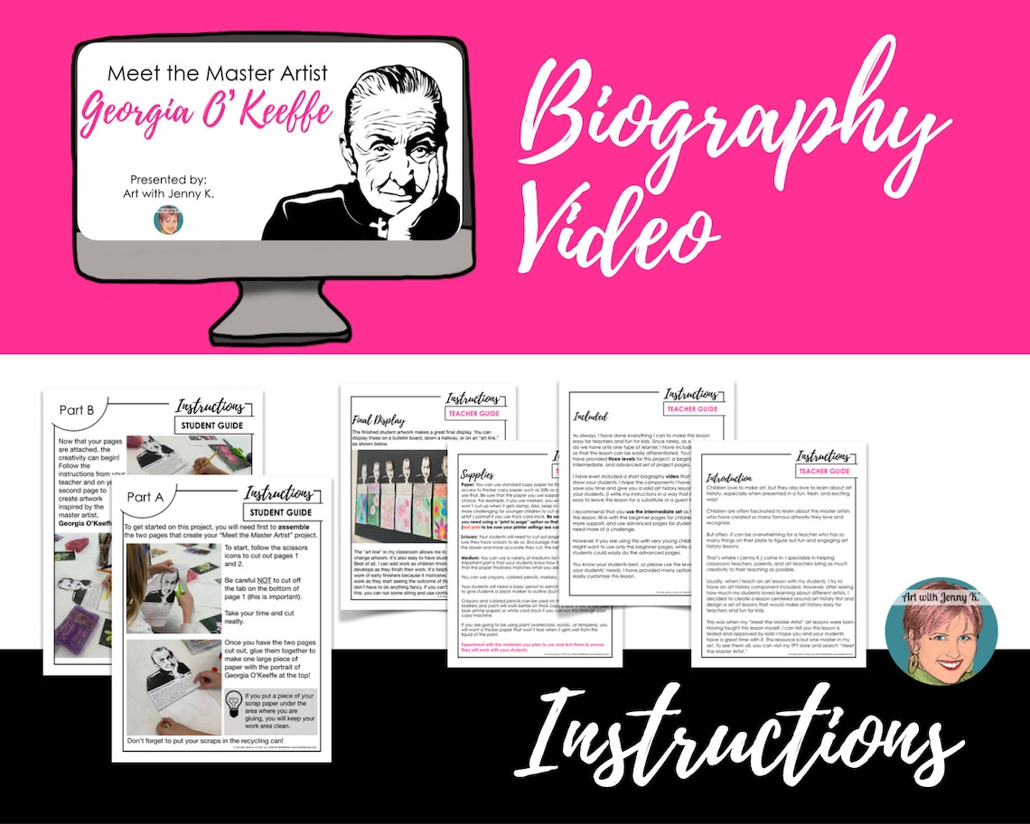 Meet the Master Artist: Georgia O'keeffe | Fun Art History Activity ...