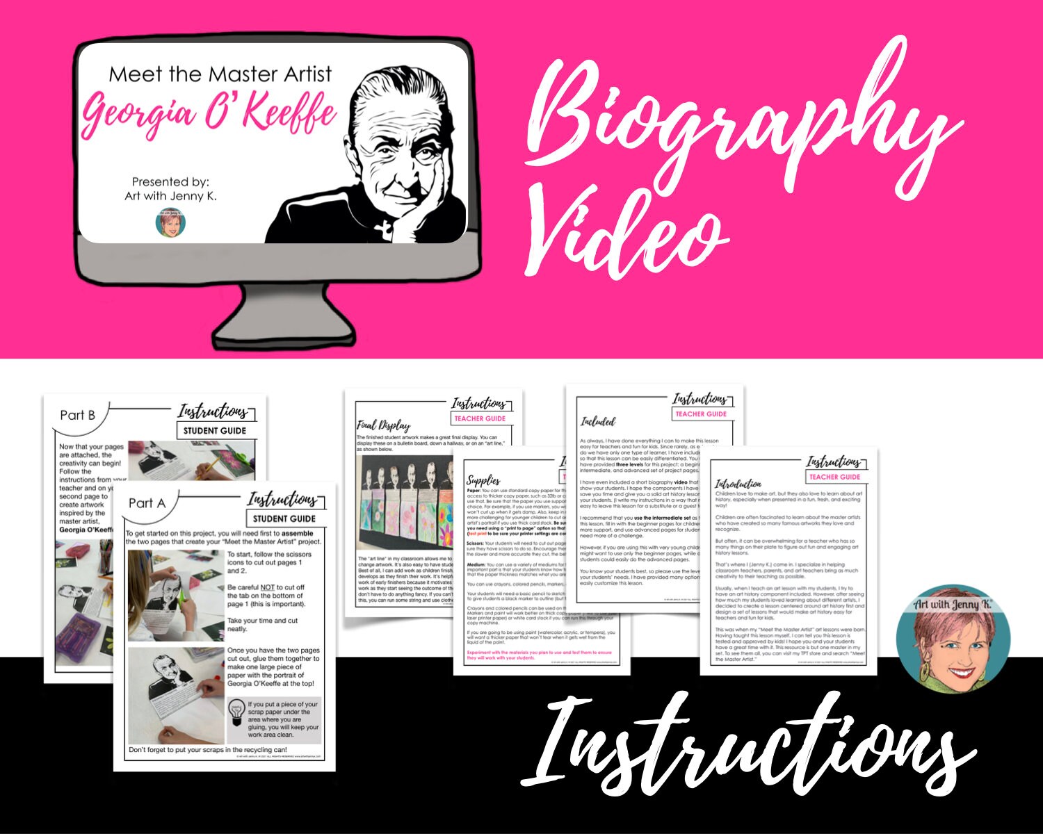 Meet the Master Artist: Georgia O'keeffe | Fun Art History Activity ...