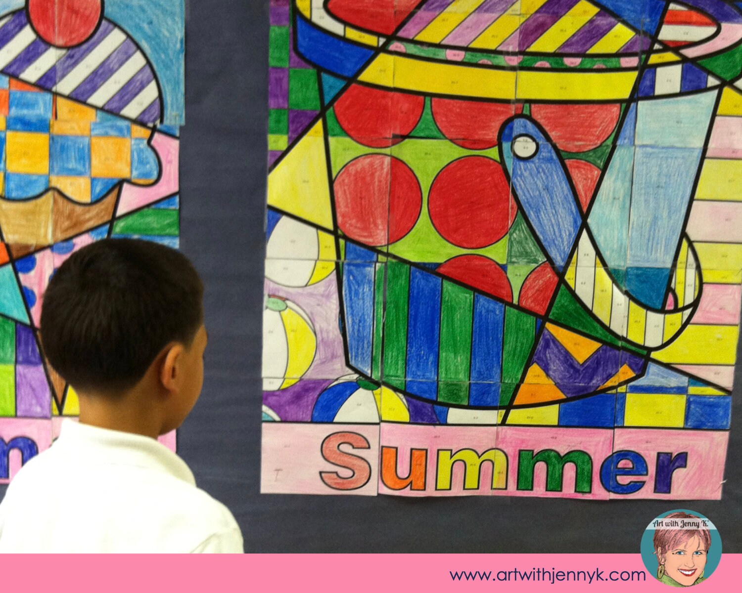 Printable Division Practice Collaborative Poster | Art Integration ...