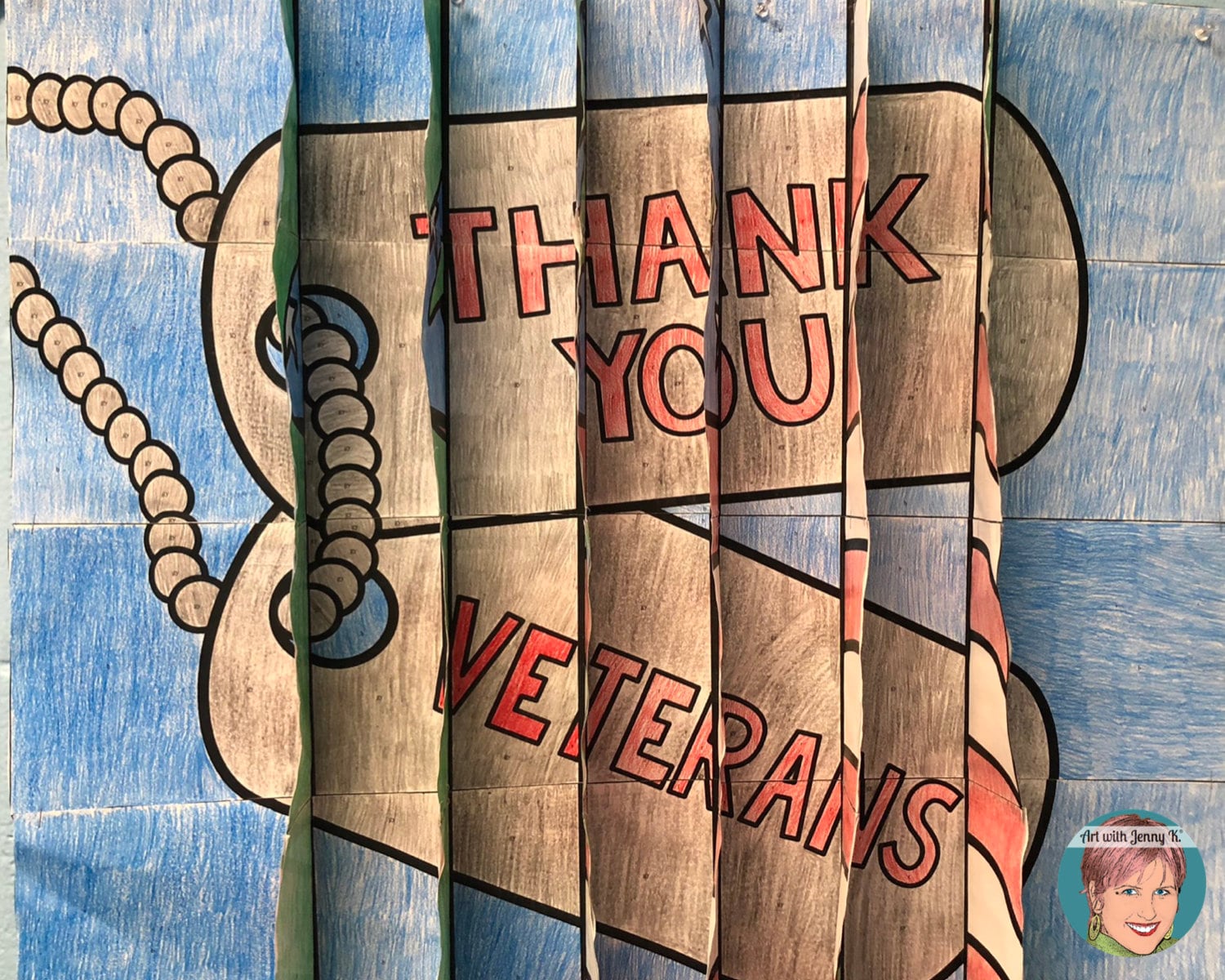 Printable Veteran's Day Craft Activity for Kids | "thank You, Veterans ...