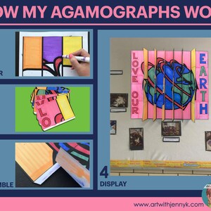 3D Earth Day Agamograph Collaboration Poster Printable A Unique Earth ...