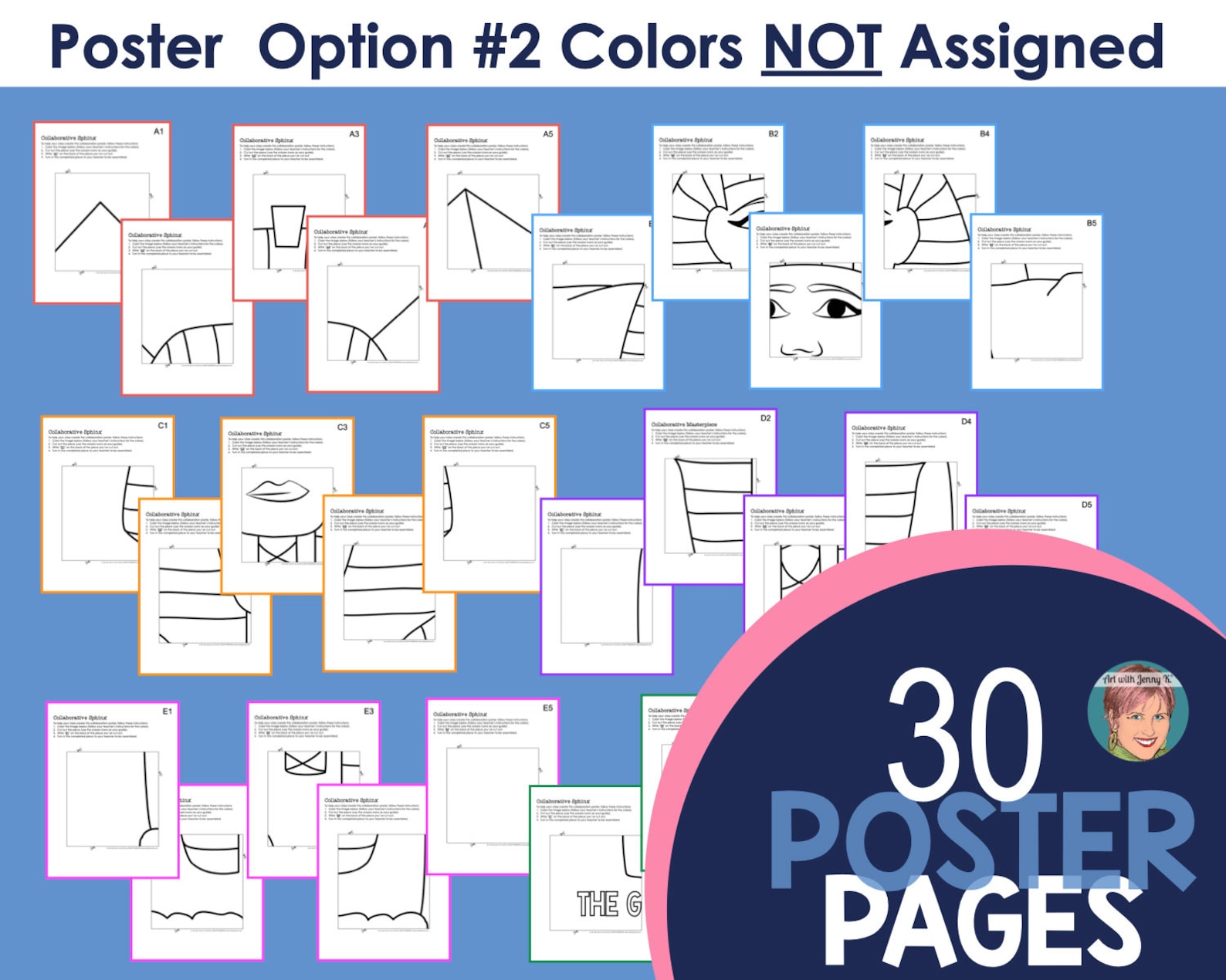 Printable the Great Sphinx of Giza, Egypt Collaborative Poster | Fun ...