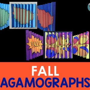 Thanksgiving, Halloween, and Fall Agamograph Art Craft – Printable ...