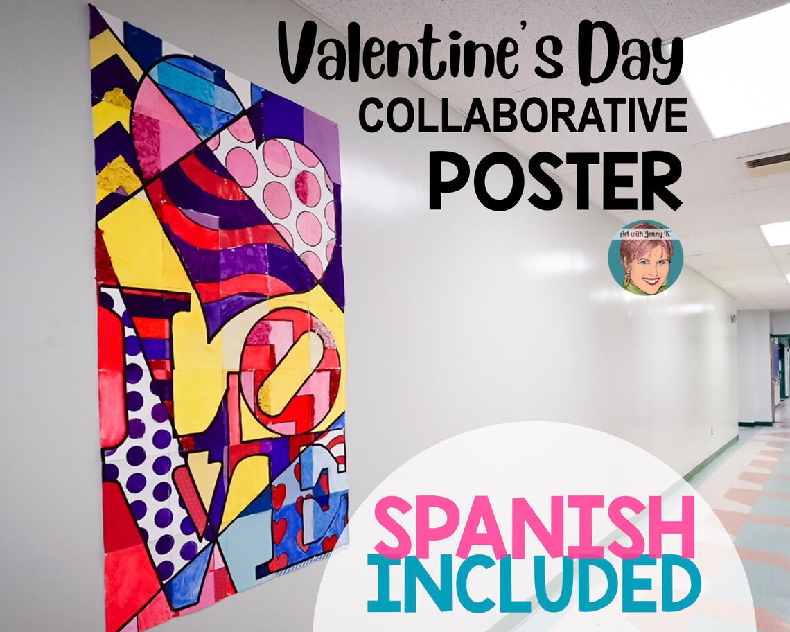 Printable Collaborative Valentine's Day Door Decor Poster Great ...