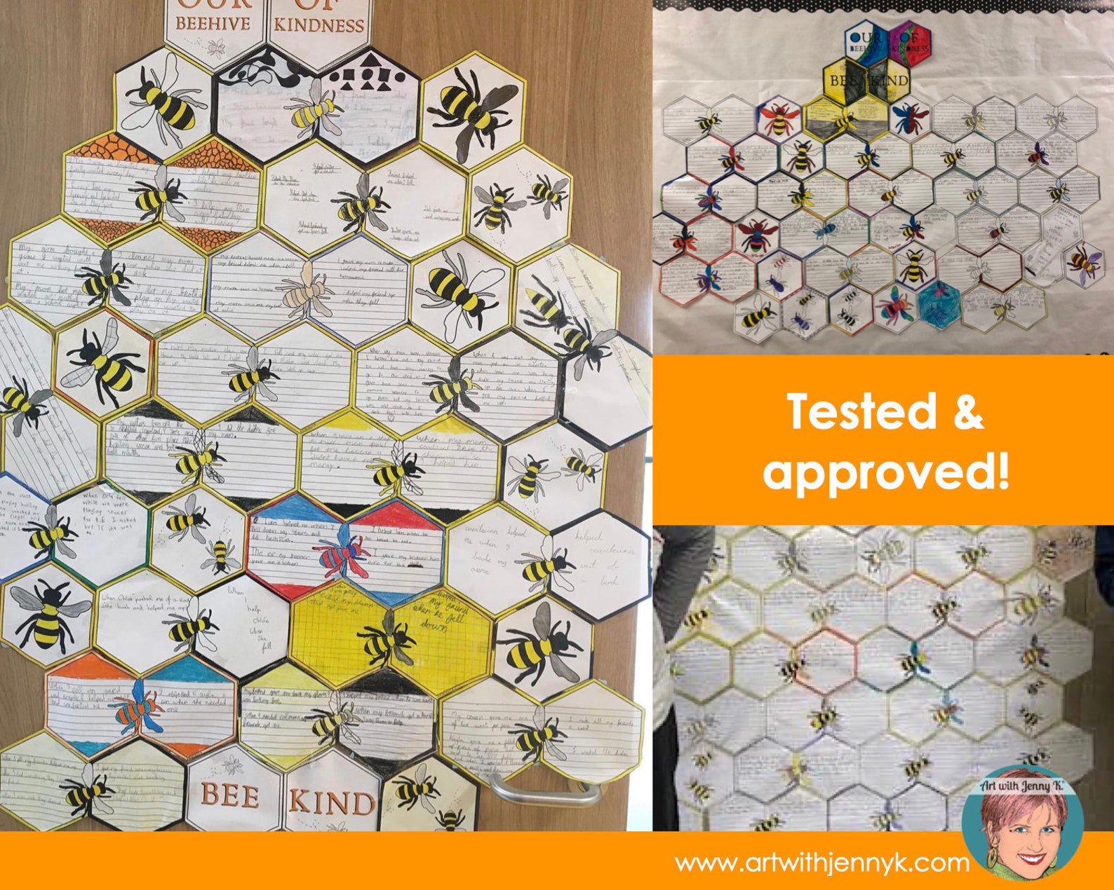 Printable Kindness Craft Activity for Kids | "bee Kind" Collaborative ...