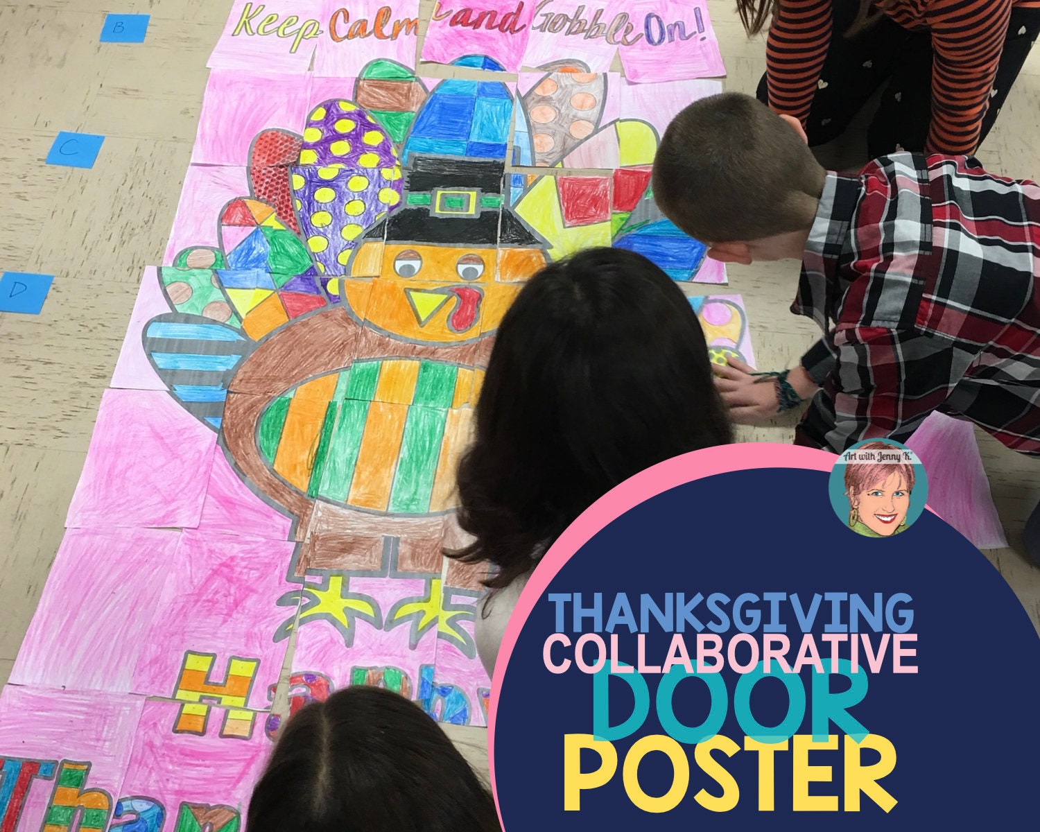 Printable "pop Art" Turkey Collaborative Door Poster | Great ...