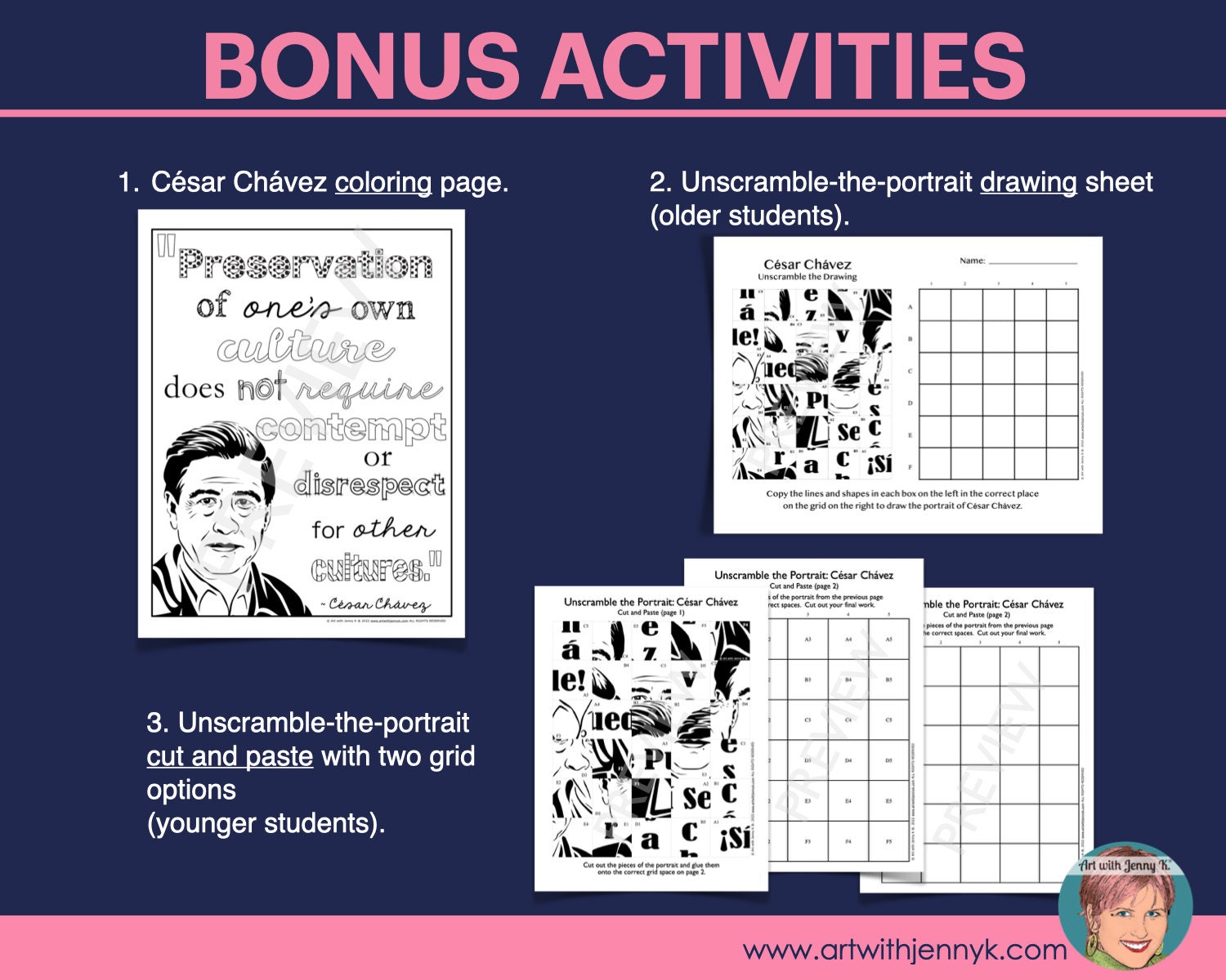 Printable Cesar Chavez Collaboration Poster – A Meaningful Art ...