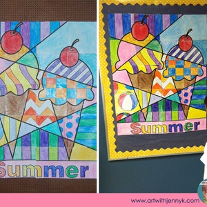 Printable Addition Review Collaborative Poster | Art Integration ...