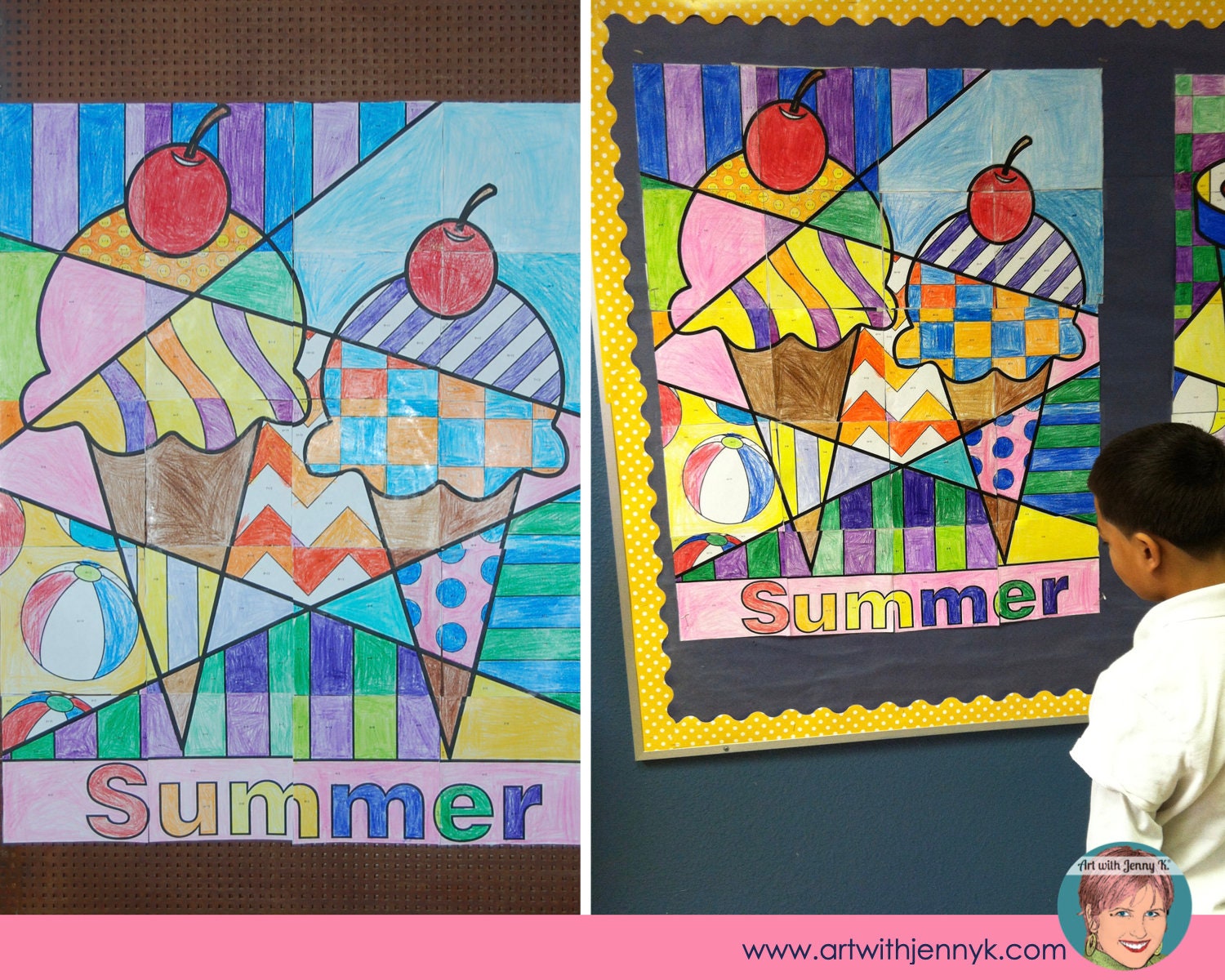 Printable Addition Review Collaborative Poster | Art Integration ...