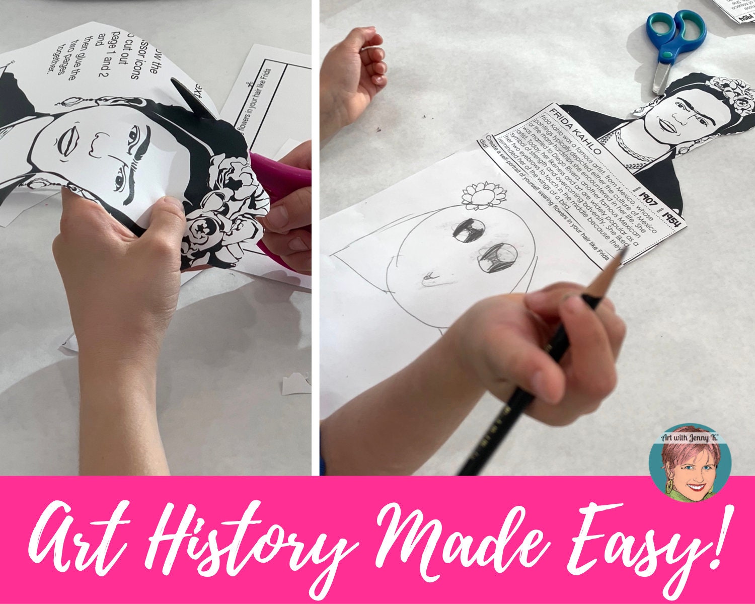 Meet the Master Artist: Frida Kahlo | Fun Art History Activity Lesson ...