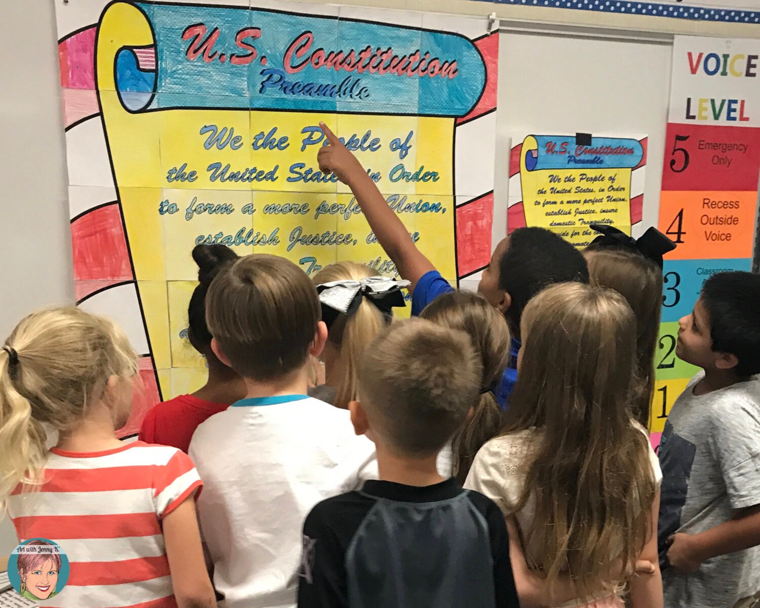 Printable U.S. Constitution Preamble Collaborative Poster | Great ...