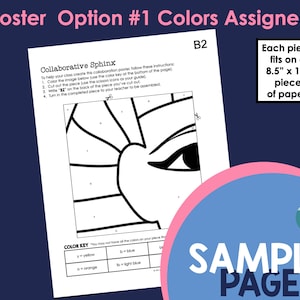 Printable the Great Sphinx of Giza, Egypt Collaborative Poster | Fun ...