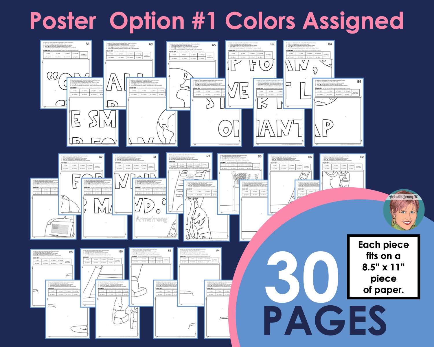 Printable Apollo 11 NASA Moon Landing (space History) Collaborative ...