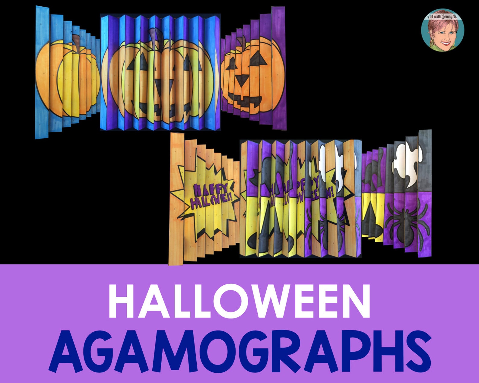 Thanksgiving, Halloween, and Fall Agamograph Art Craft – Printable ...