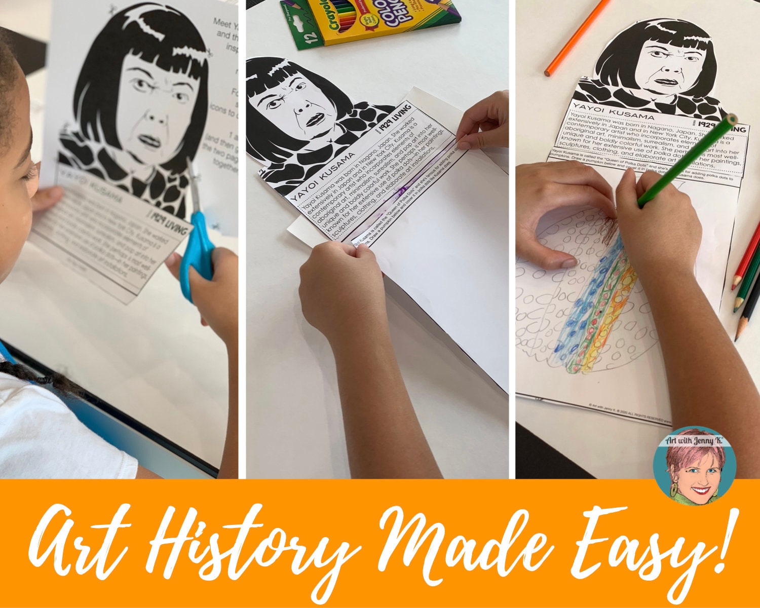 Meet the Master Artist: Yayoi Kusama | Fun Art History Activity Lesson ...