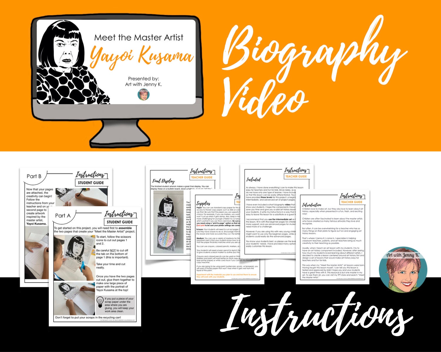 Meet the Master Artist: Yayoi Kusama | Fun Art History Activity Lesson ...