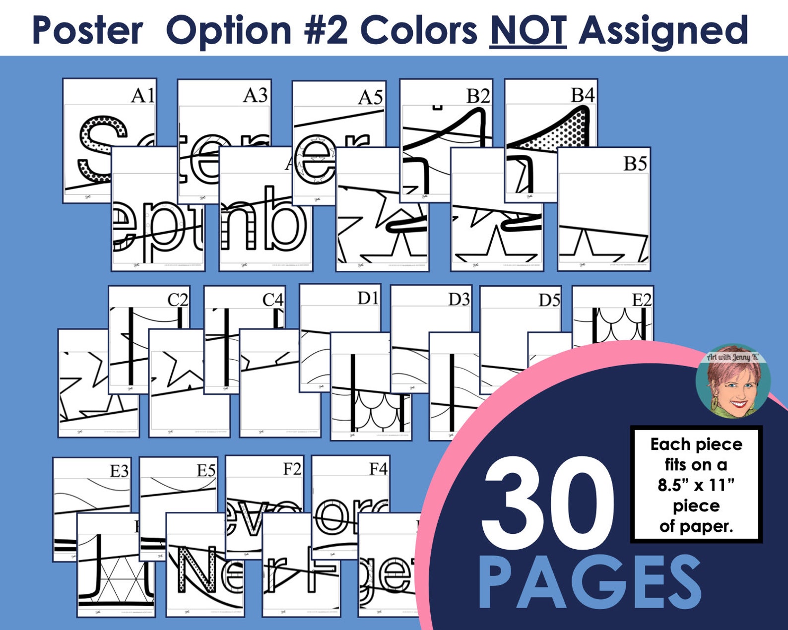 Printable September 11 (9/11) Never Forget Collaborative Poster ...