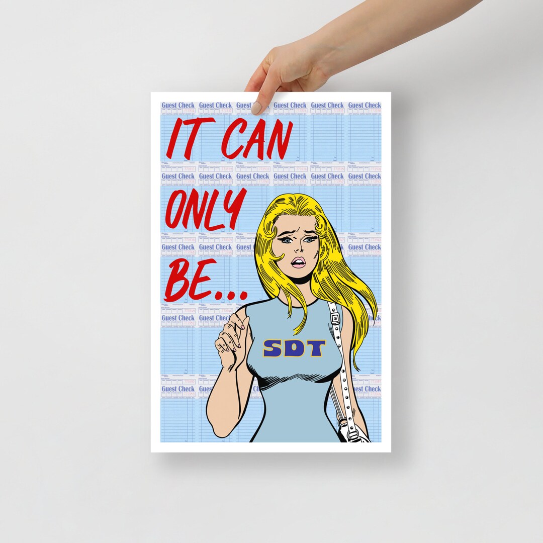 Sigma Delta Tau blonde Print - Etsy