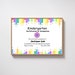 Kindergarten Graduation Certificate, Preschool Graduation Diploma ...