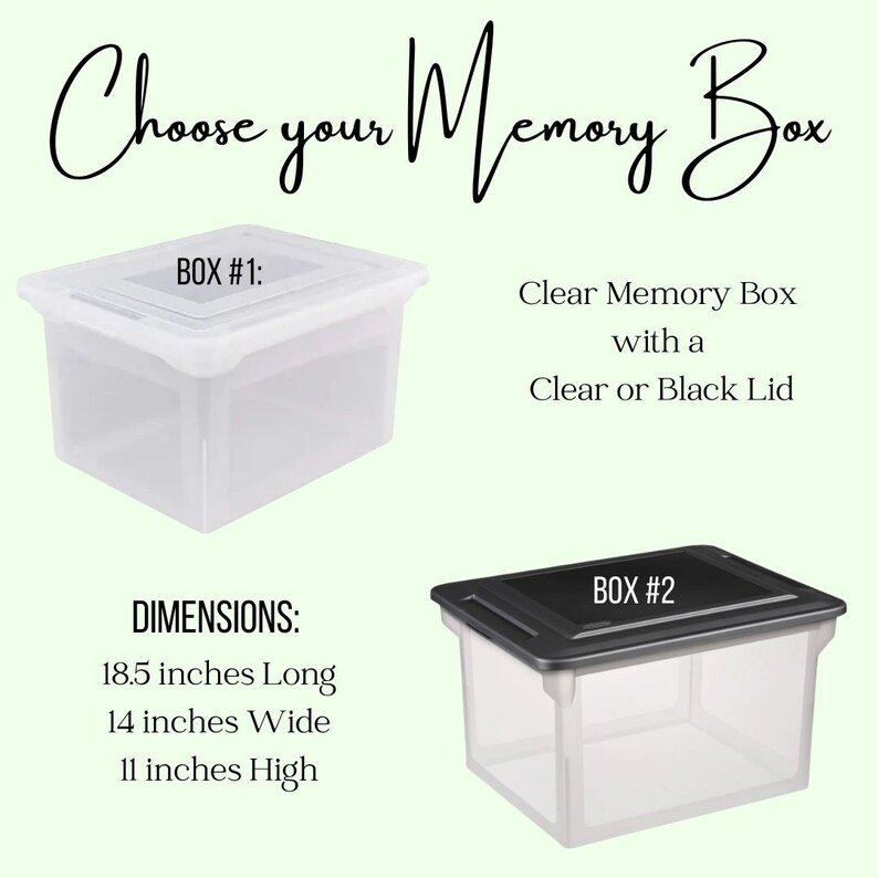 Fully Assembled School Days Keepsake Box Year in Review Memory Tote ...