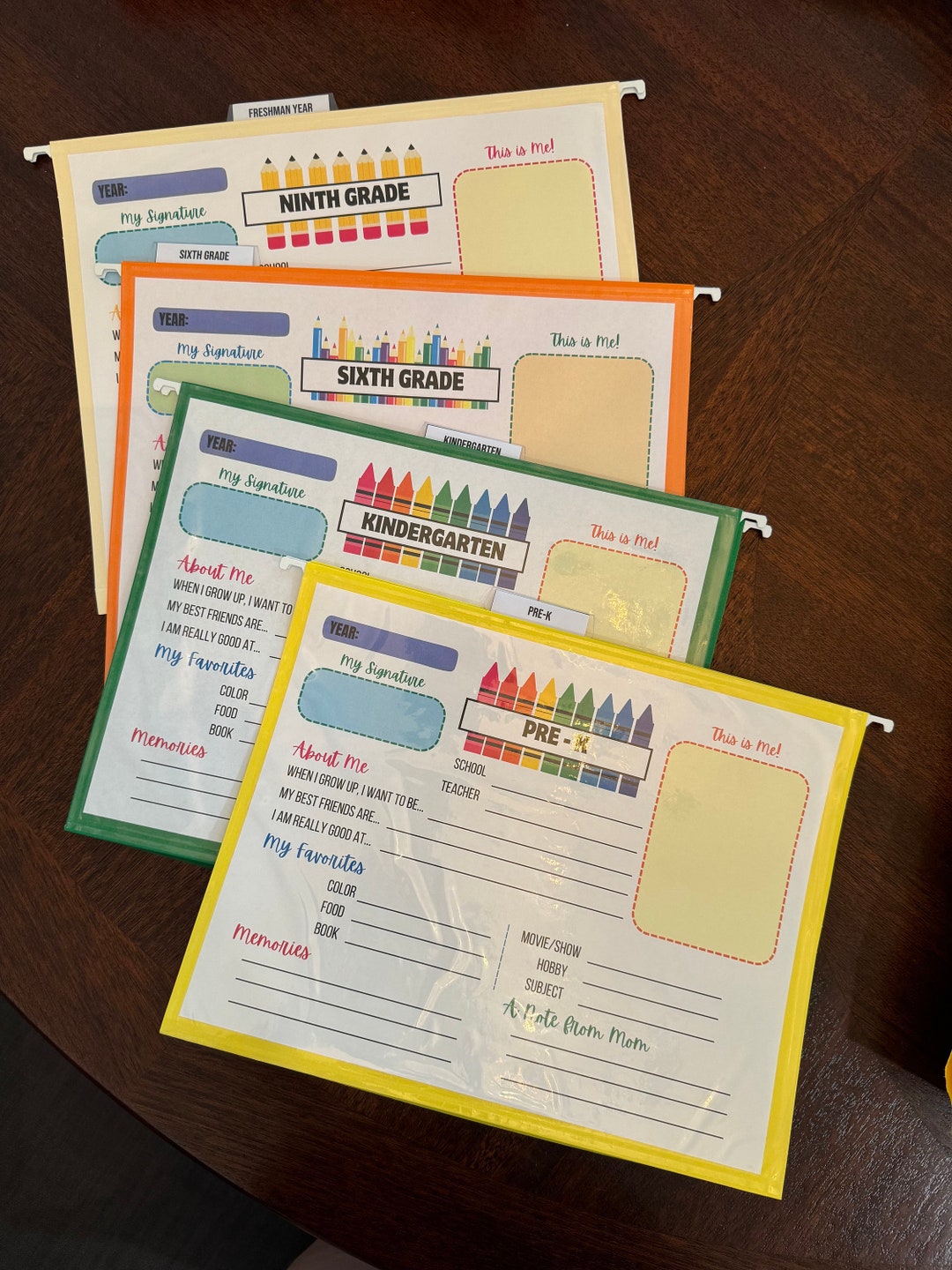 School Days Year in Review Printable Download - Etsy