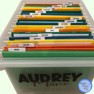 Fully Assembled School Days Keepsake Box Year in Review Memory Tote ...