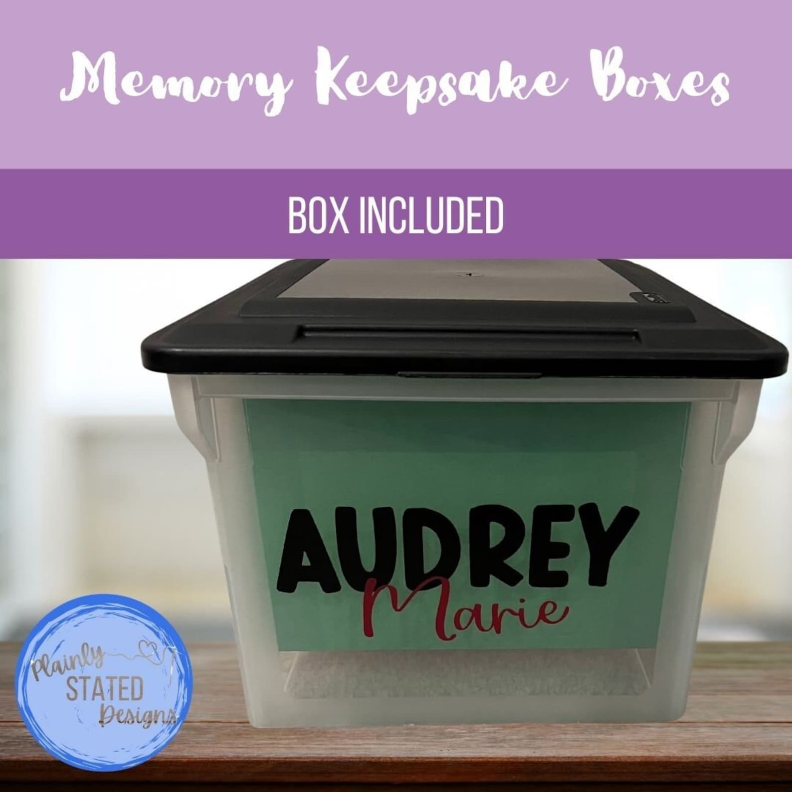 Fully Assembled School Days Keepsake Box Year in Review Memory Tote ...