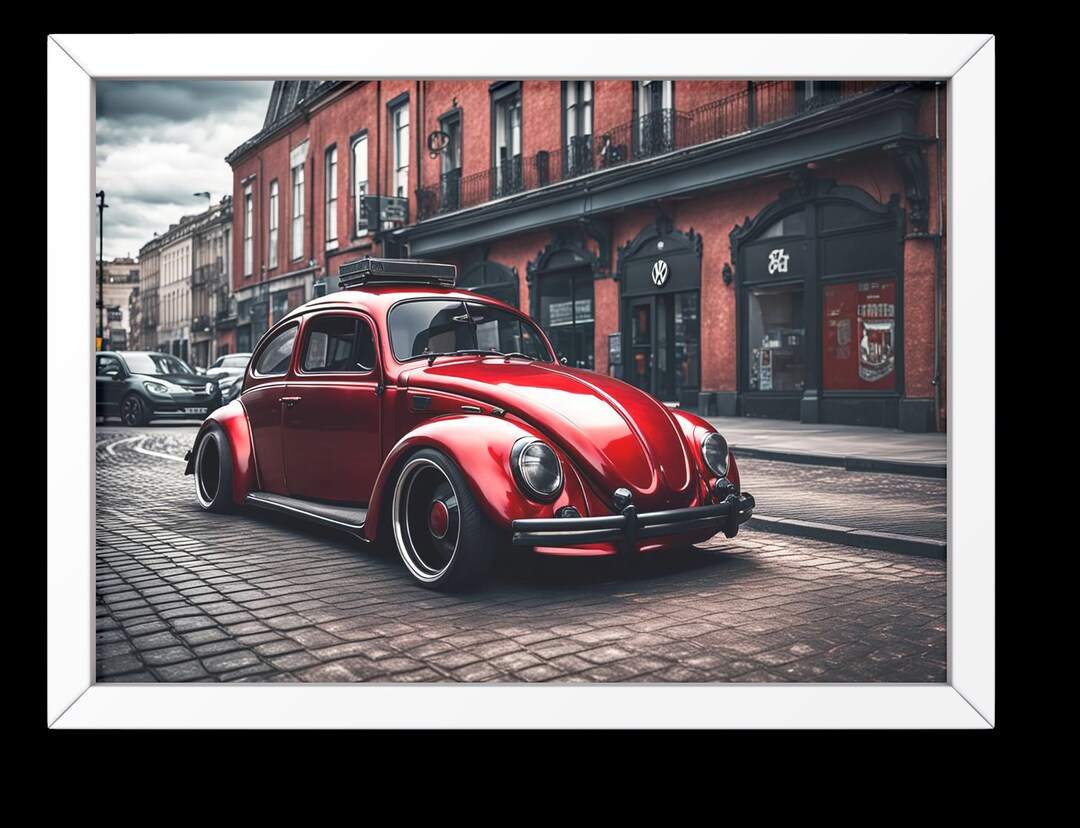 VW Beetle Tuned Bug Custom VW Wall Art Digital Print Instant Download ...