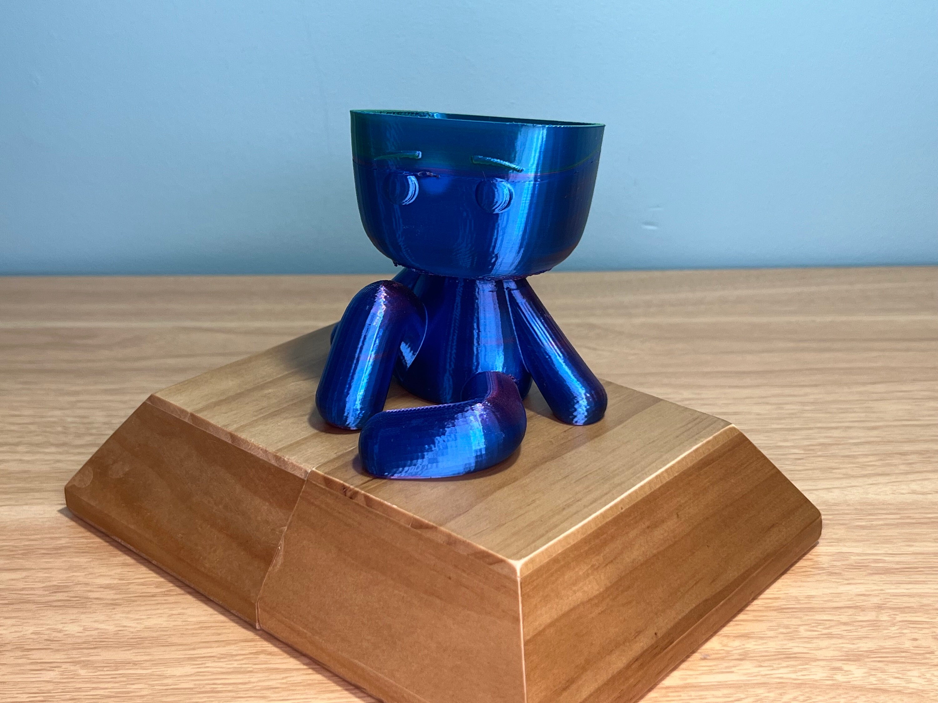 Milo Flowerpot - 3D Printed Minimalist Planter, Modern Indoor Pot for ...