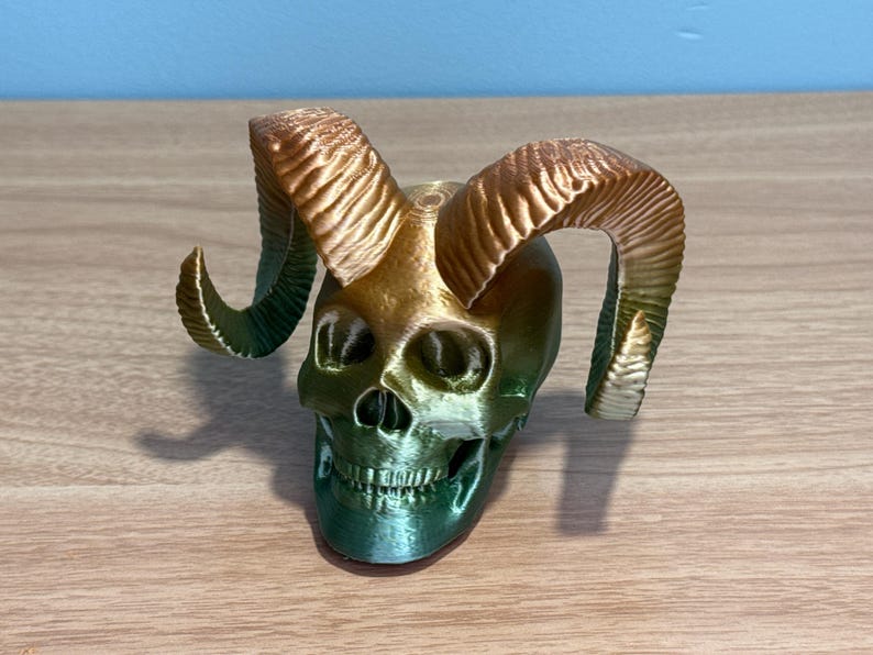 Skulls With Horns - 3D Printed - Etsy
