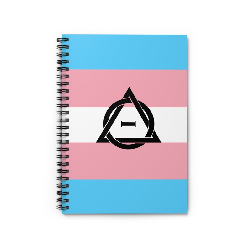 Transgender Flag Therian Spiral Notebook - Otherkin Journal [rainbow ...