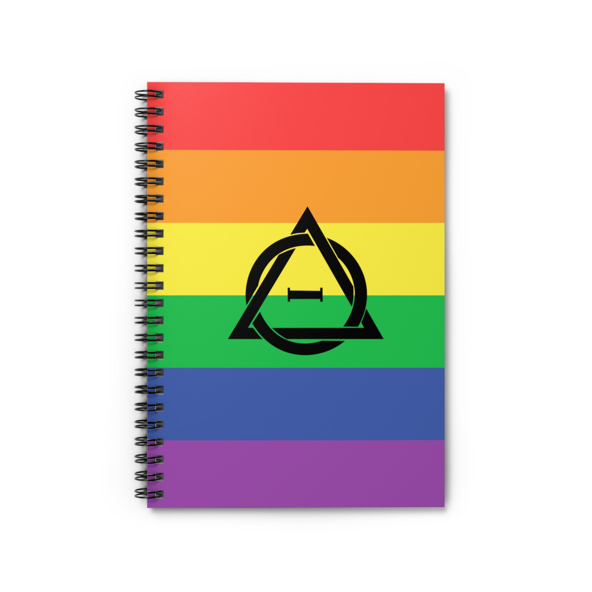 Pride Flag Therian Spiral Notebook - Otherkin Journal [rainbow Colors ...