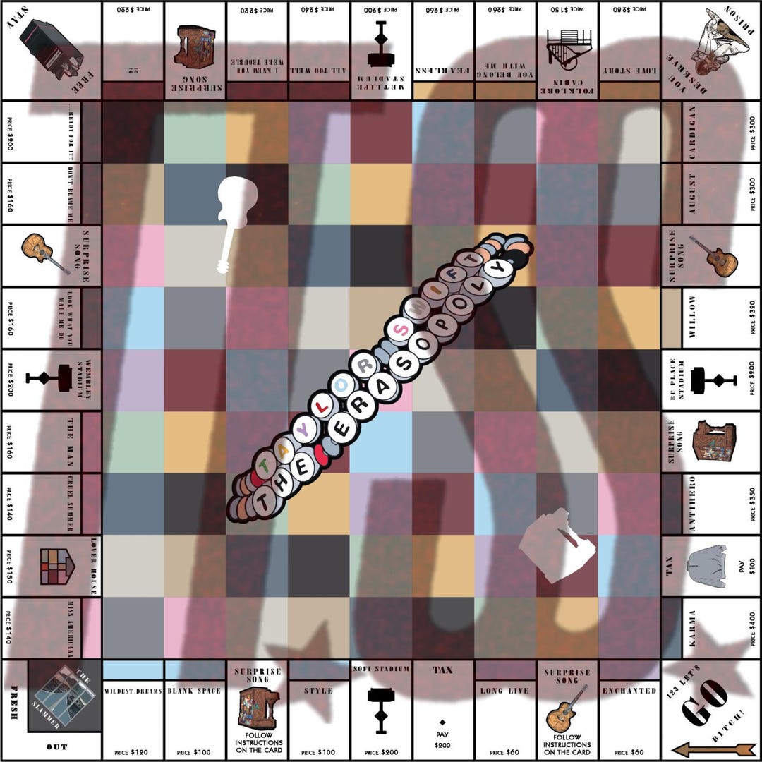 The Eras Tour TS Swiftopoly DIGITAL Deluxe Edition / Taylor Swift ...