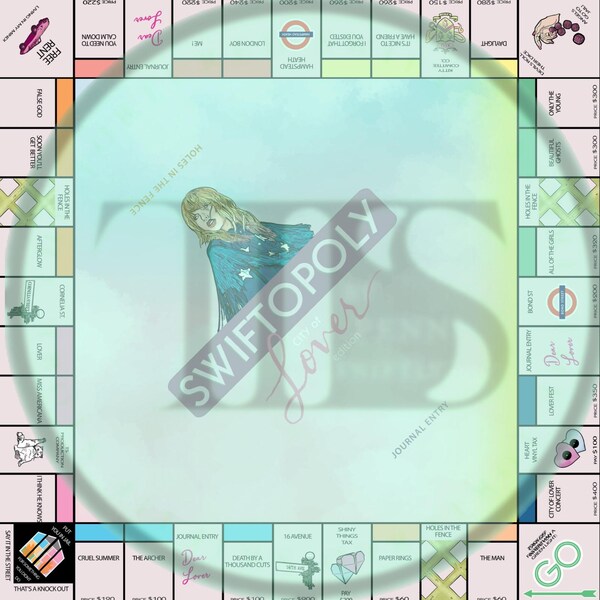 Taylor Swify Monopoly - Etsy