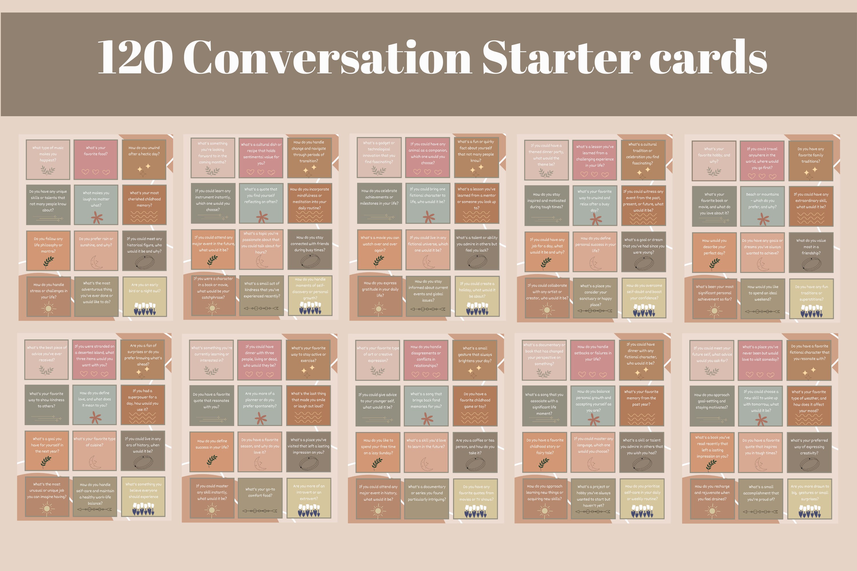 120 Conversation Starters for Dates, Conversation Starter, Dinner ...