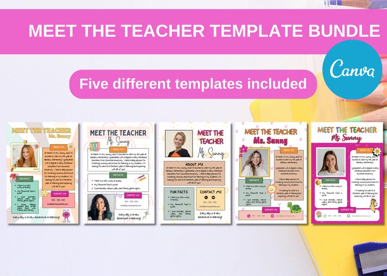 Meet the Teacher Template Bundle, Newsletter, Open House, Boho ...