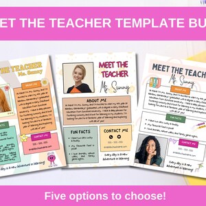 Meet the Teacher Template Bundle, Newsletter, Open House, Boho ...