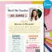 Meet the Teacher Template, Teachers Favorite Things Editable, All About ...